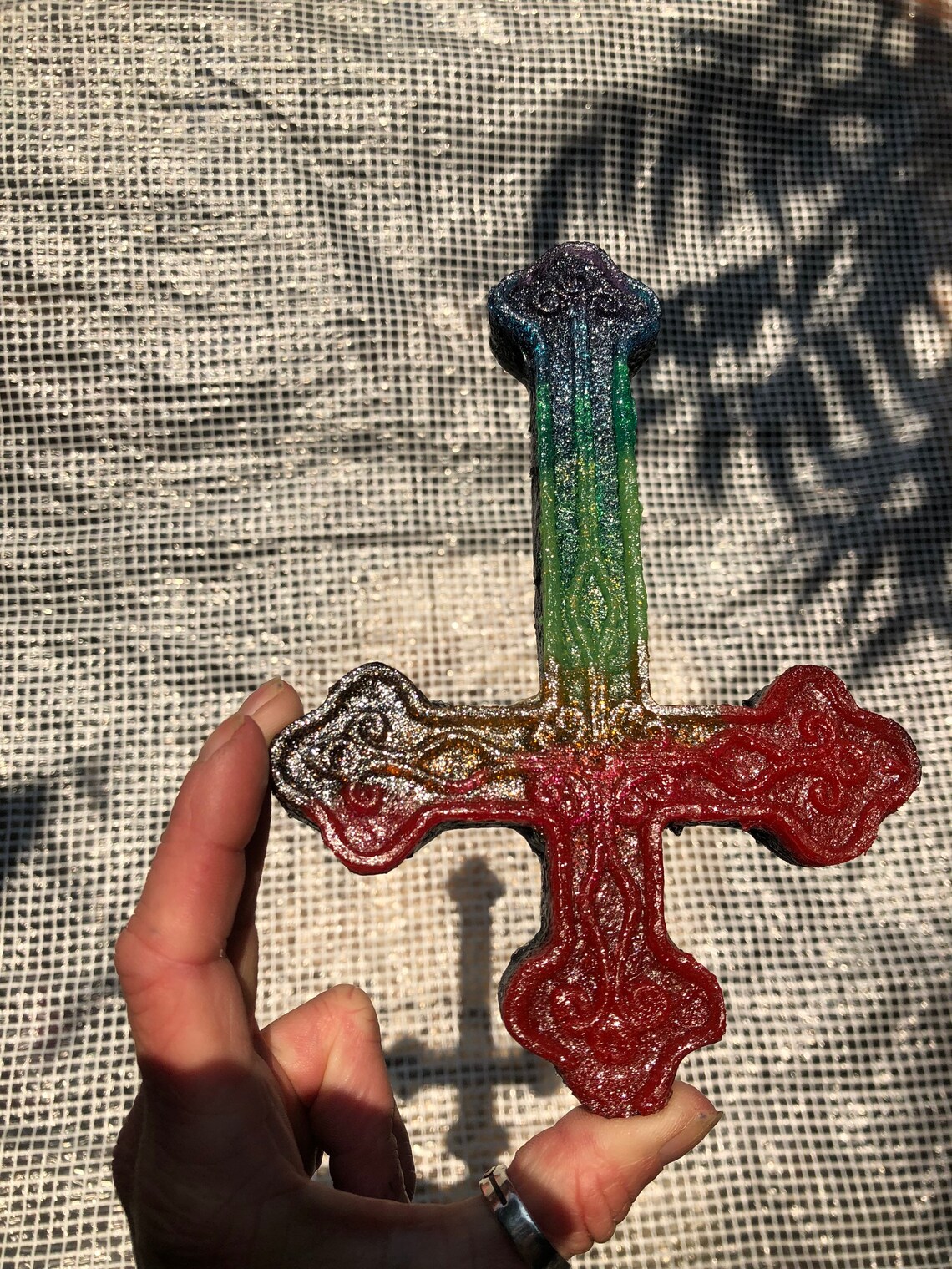 Cross / Inverted Cross Wall Hanging | Etsy