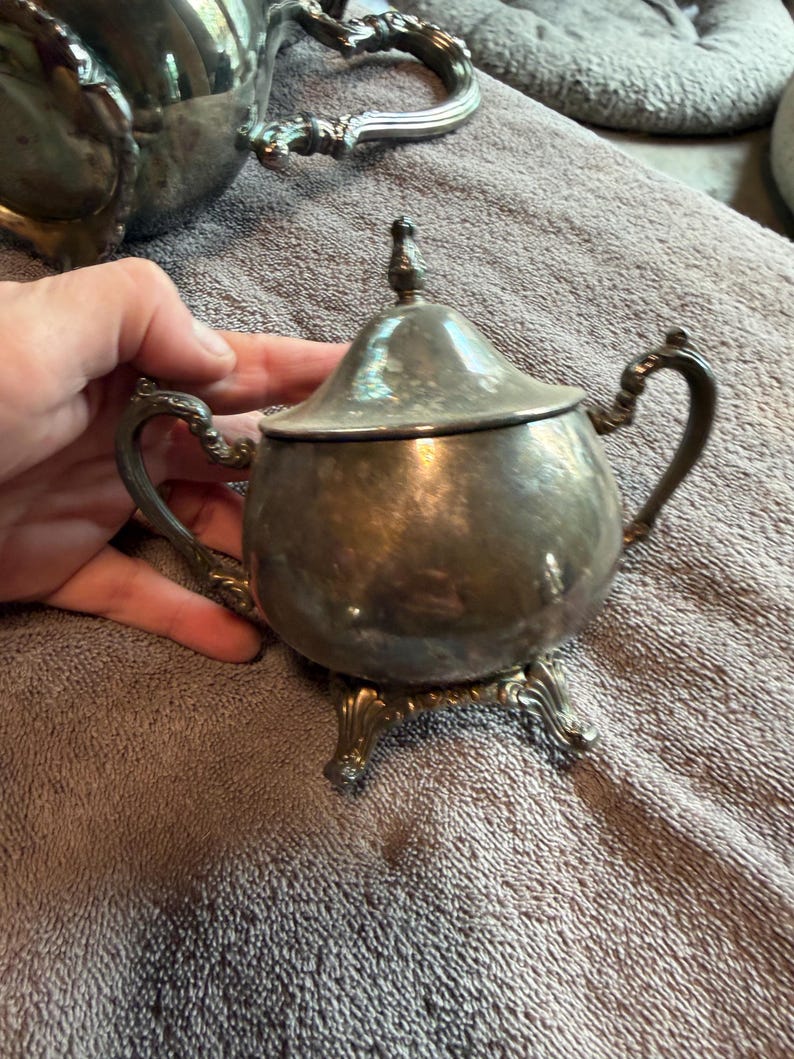 Antique Oneida Silver Plated Coffee Tea Set - Etsy
