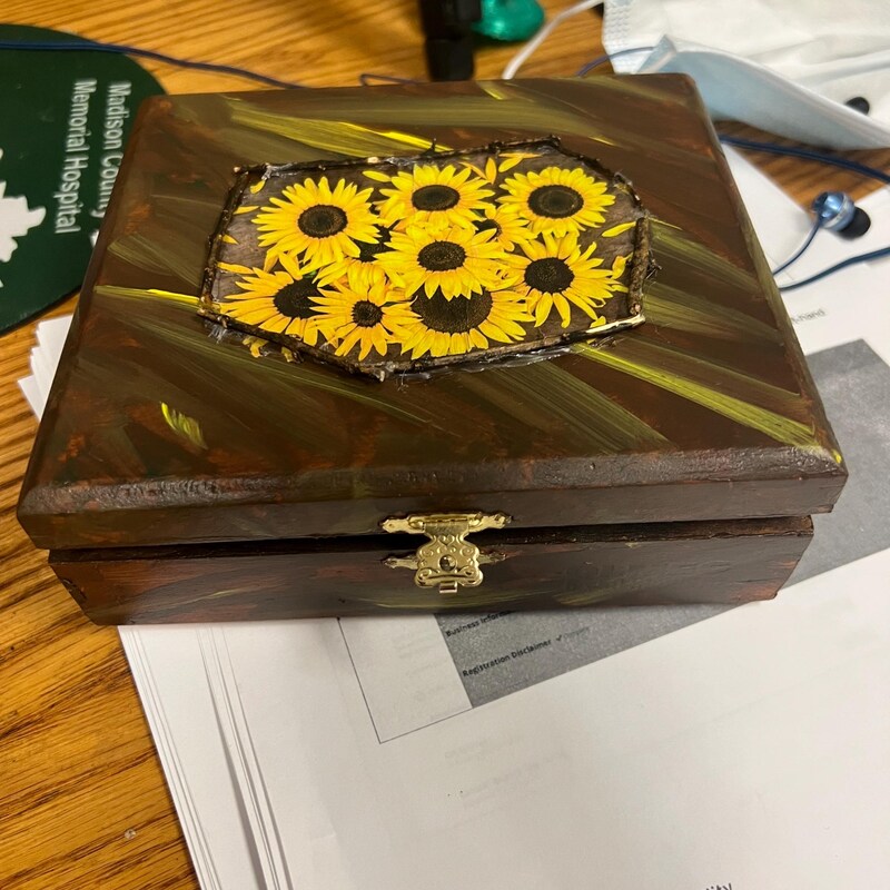 Painted Cigar Box - Etsy