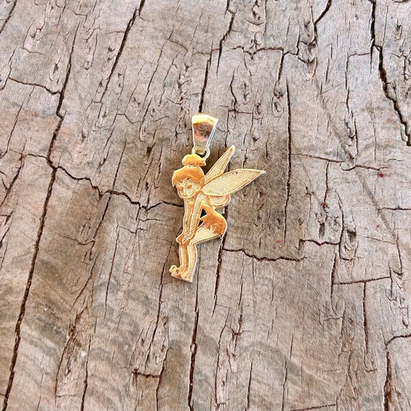 Sterling Silver Tinkerbell Charm - Etsy