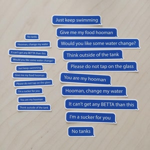 Please Do Not Tap on the Glass Waterproof Paper Sticker, Aquarium ...