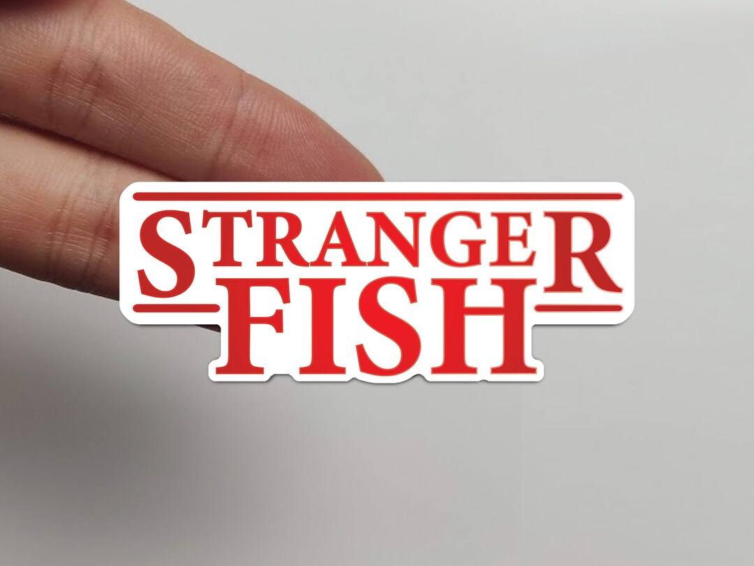 STRANGER FISH Waterproof Sticker, Aquarium Sticker, Decoration ...