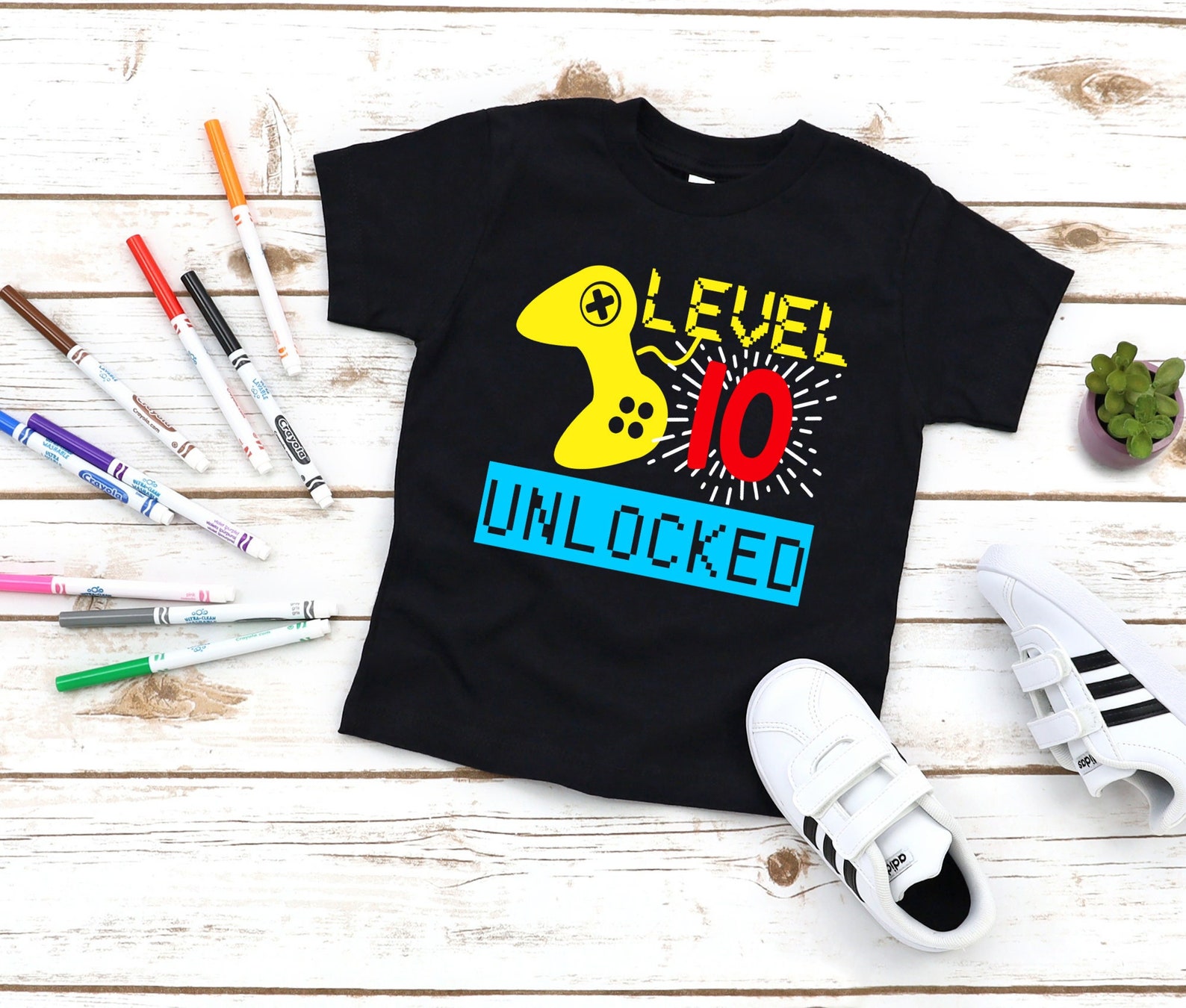 10th Birthday Shirt Boy | Video Game Birthday Shirt for 10 Year Olds ...