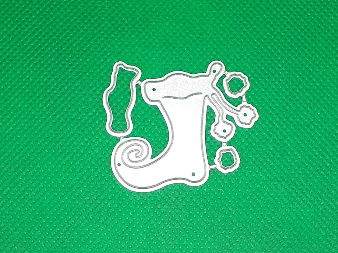 Embossing Stencil Boots Socks Stocking Cutting Stencil Christmas ...