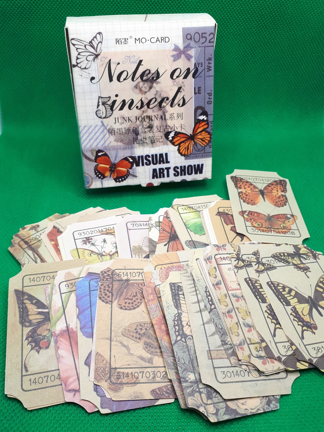 Vintage Paper Box 100pcs Memo Pads for Scrapbooking Creative Stationery ...