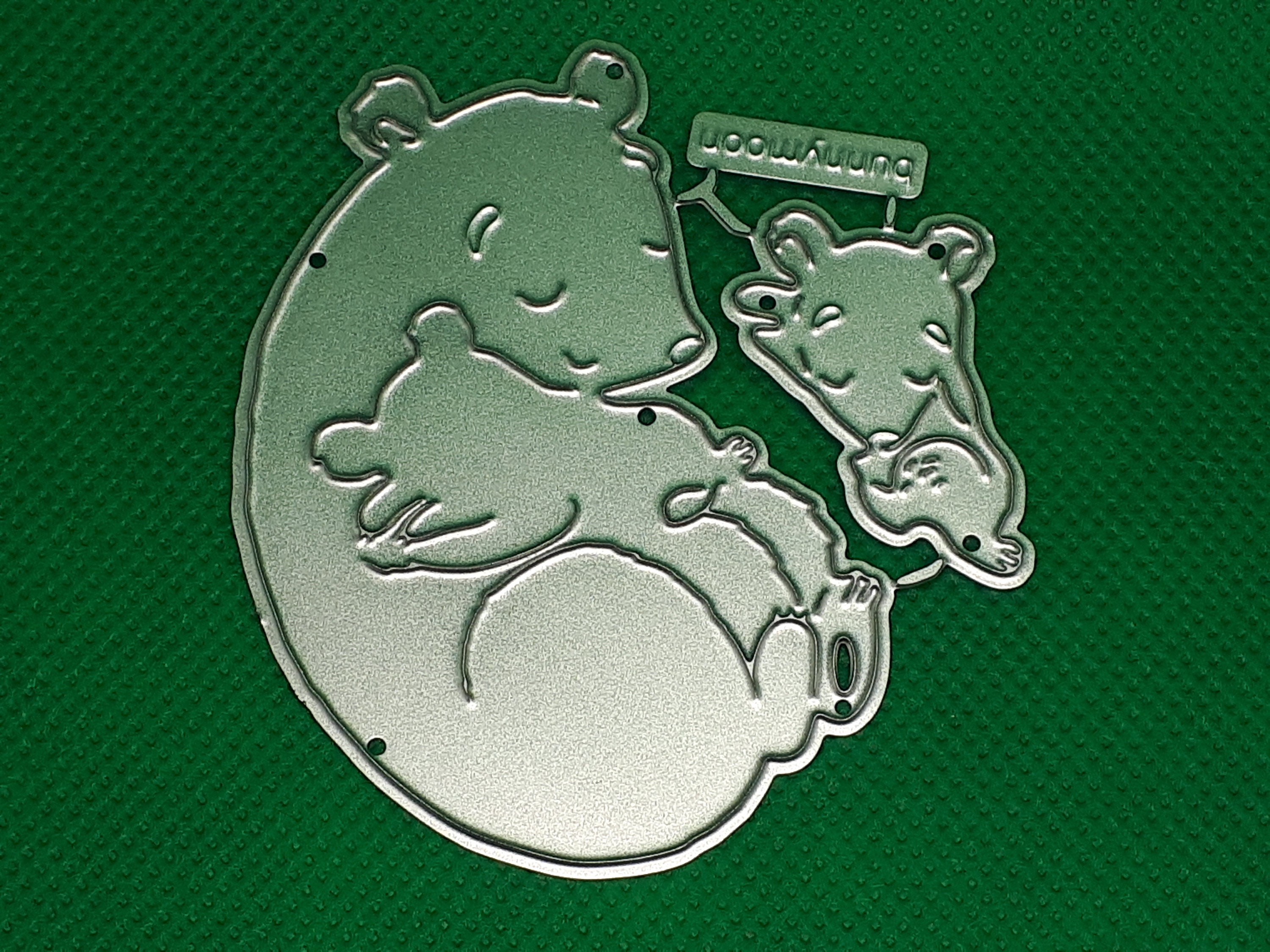 Pregeschabone Wombat Mama PunchIng Stencil Embossing Punching - Etsy España