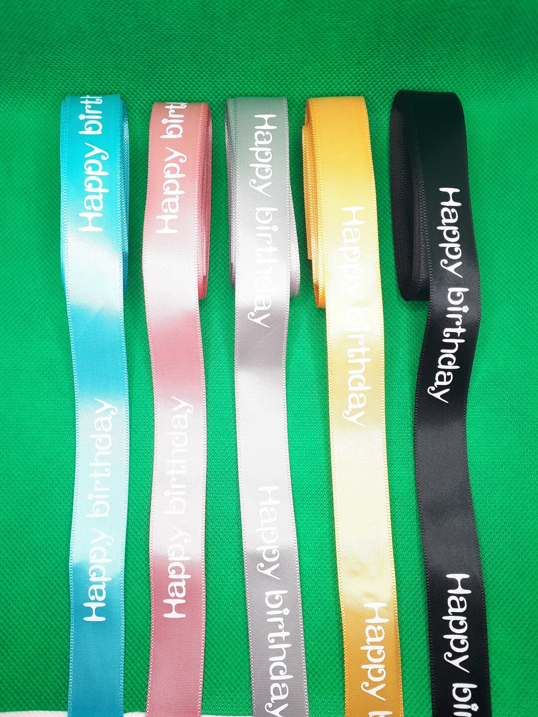 Happy Birthday Band 25 Mm Happy Birthday 5 Meters for Gifts - Etsy