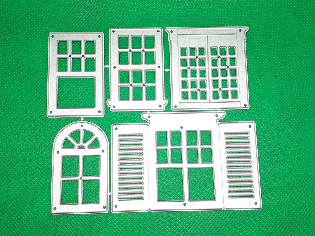 Embossed Window Stencil Window Shutters Emboss Curtain Punching - Etsy