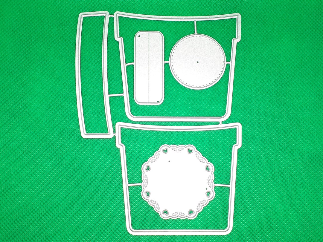 Embossing Stencil Flower Pot Punching Stencil Embossing Pen Box ...