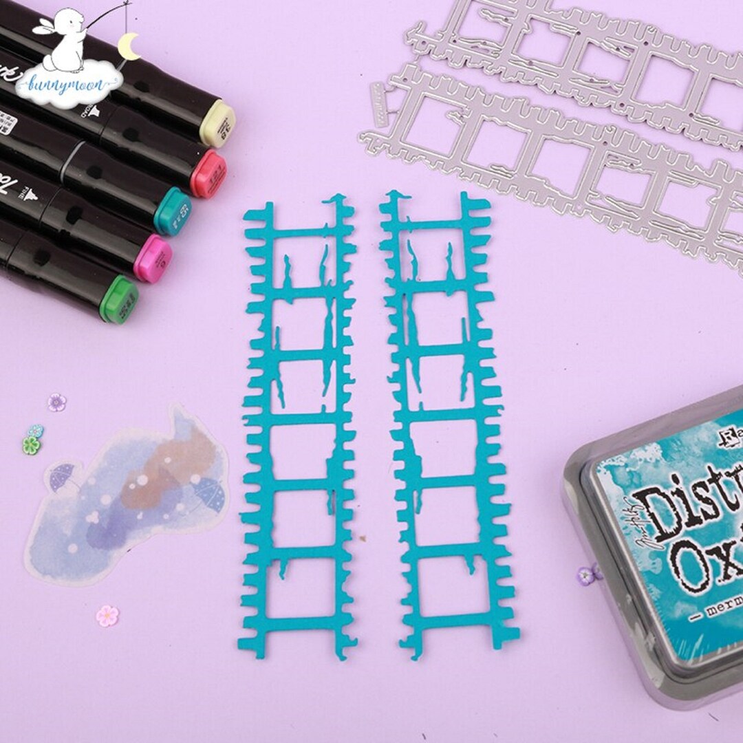 Embossing Template Ladder Die-cutting Template Steps Embossing Die ...