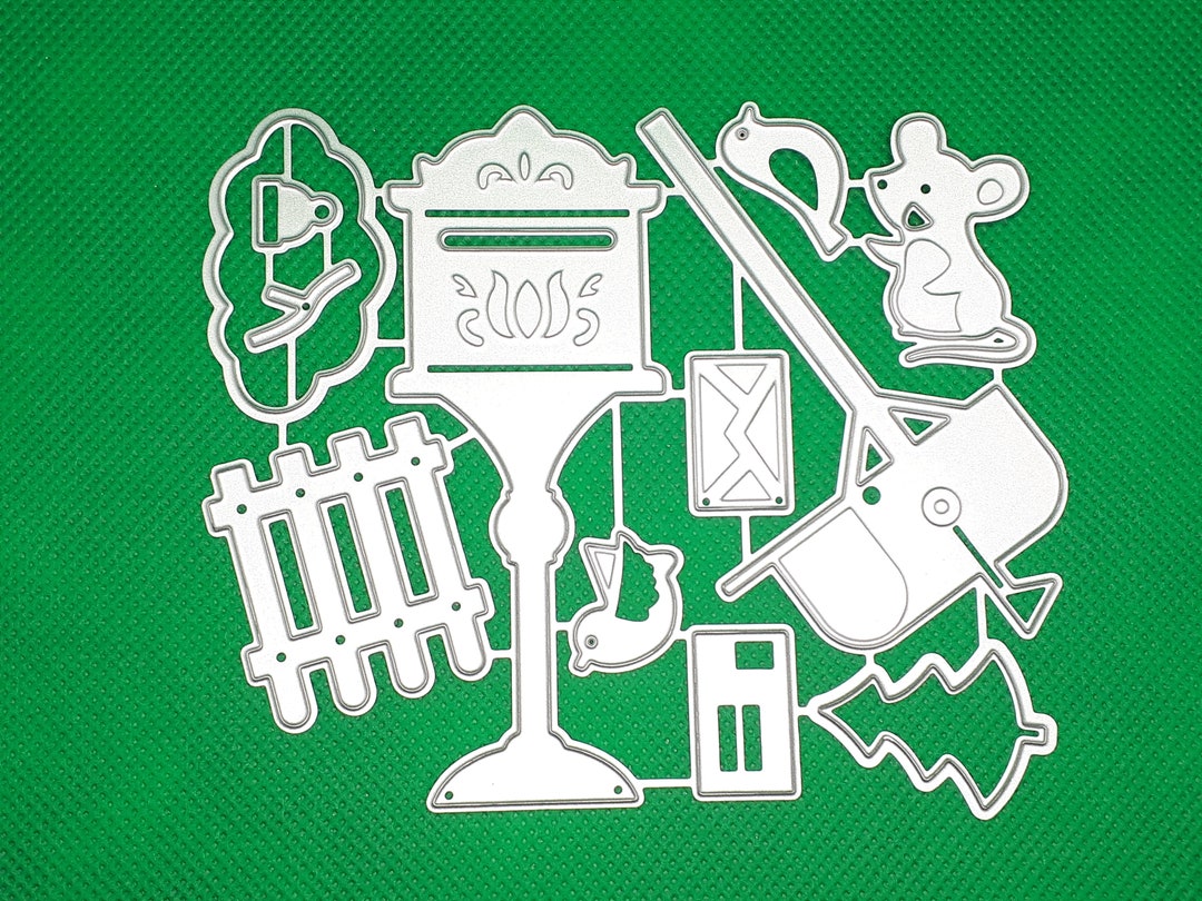 Embossing Stencils Letter Box Post Punching Stencils Postbox Letter ...