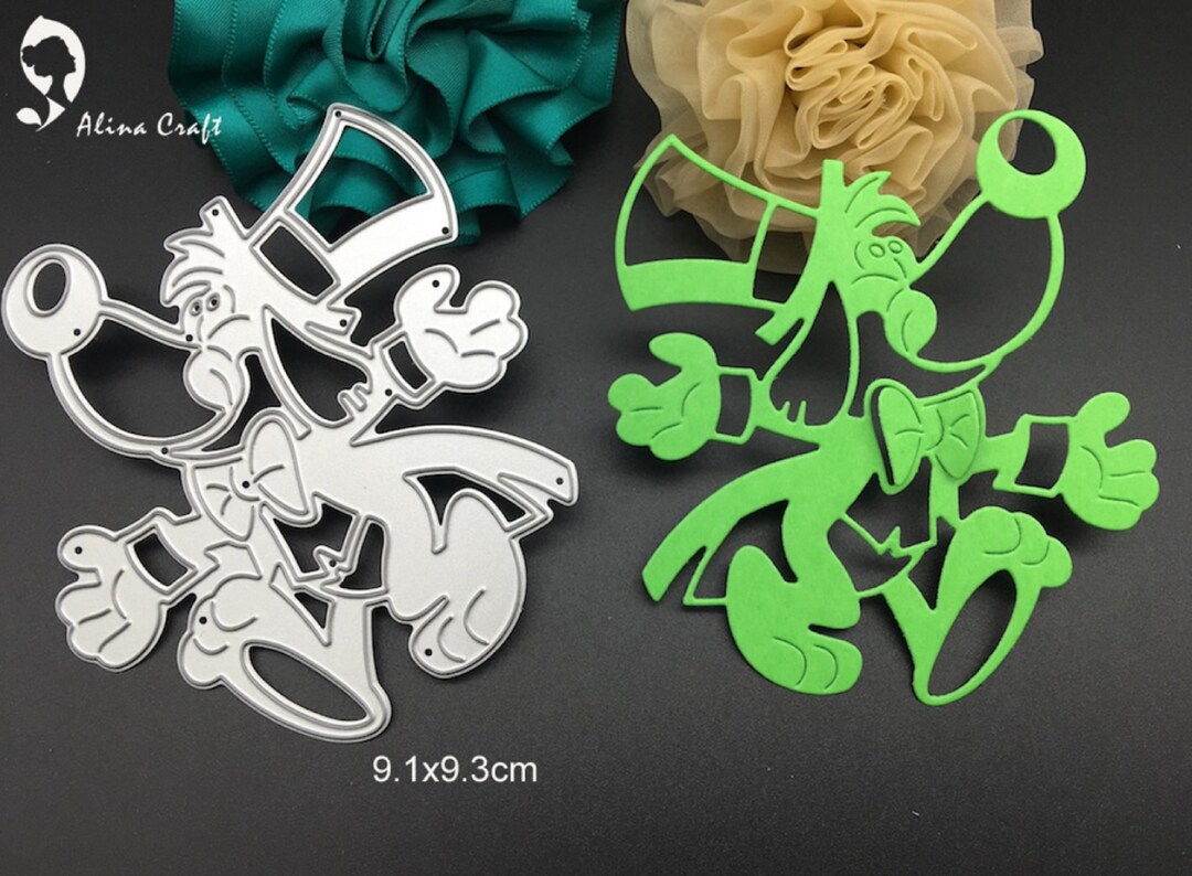 Embossing Template Dog Cartoon Die-cutting Template Embossing Die ...