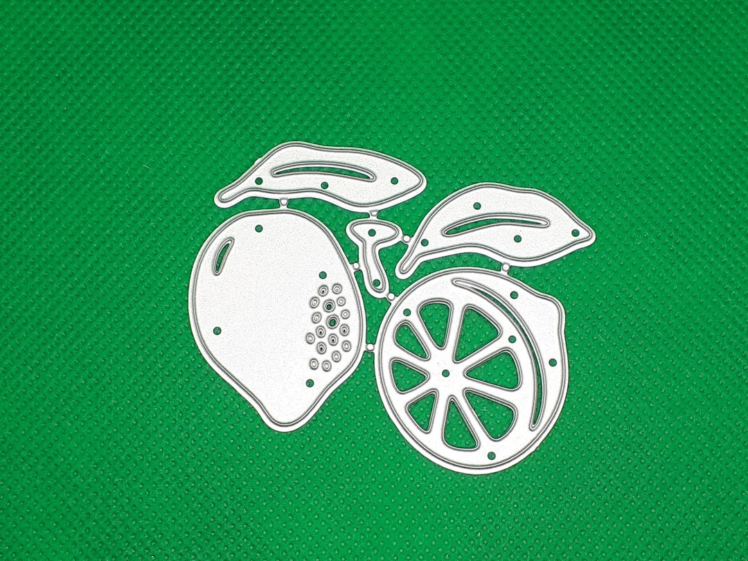 Embossing Template Lemon, Die-cutting Template Fruit, Embossing, Die ...