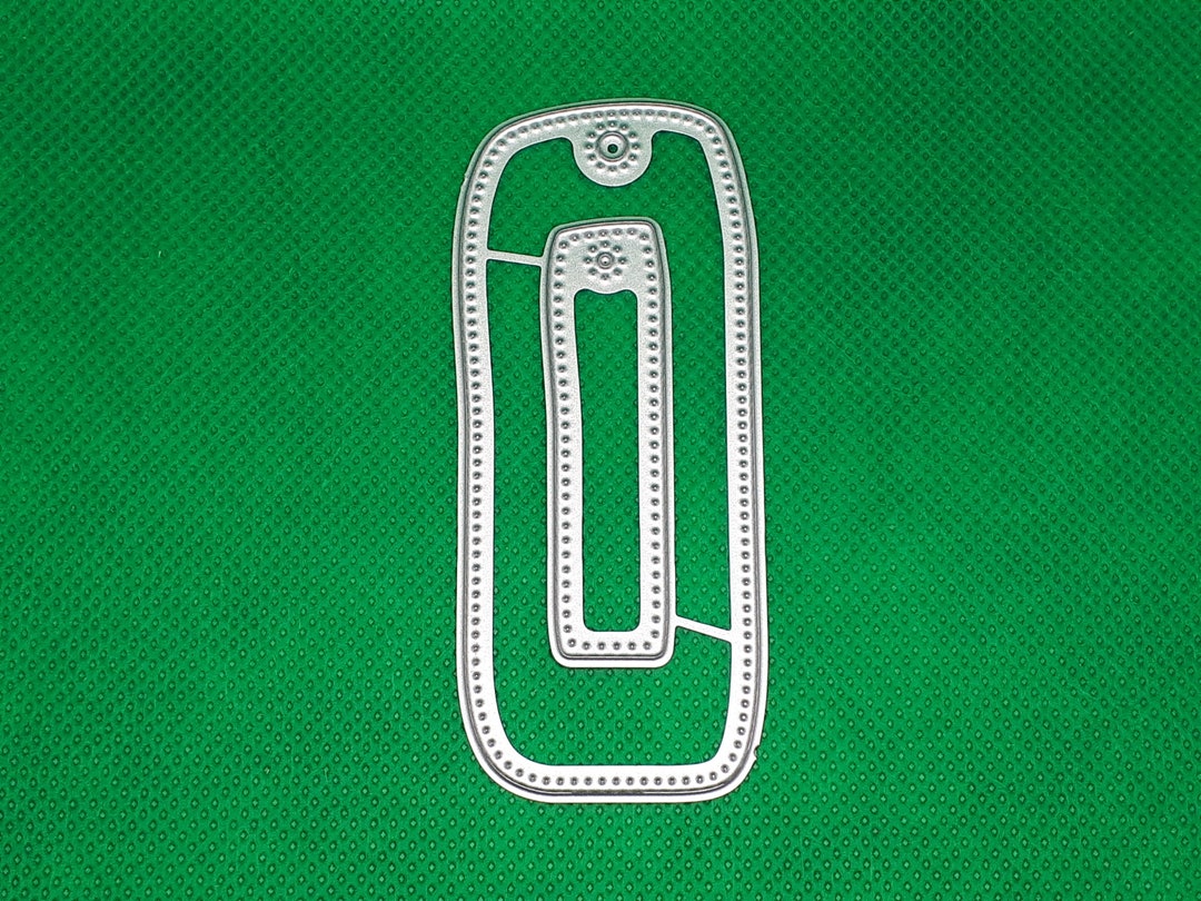Pre-scraped Pendant Punching Template Small Bookmark Emboss Punch ...