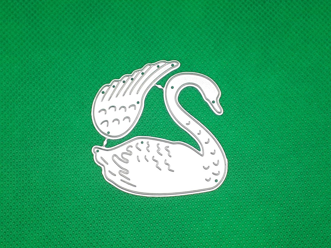 Embossing Template Swan, Die-cutting Template Duck, Embossing, Die ...