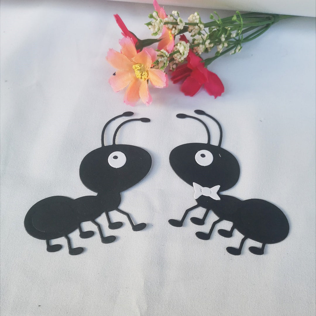 Embossed Stencil Ant Punching Template Insects Ants Emboss Punching ...