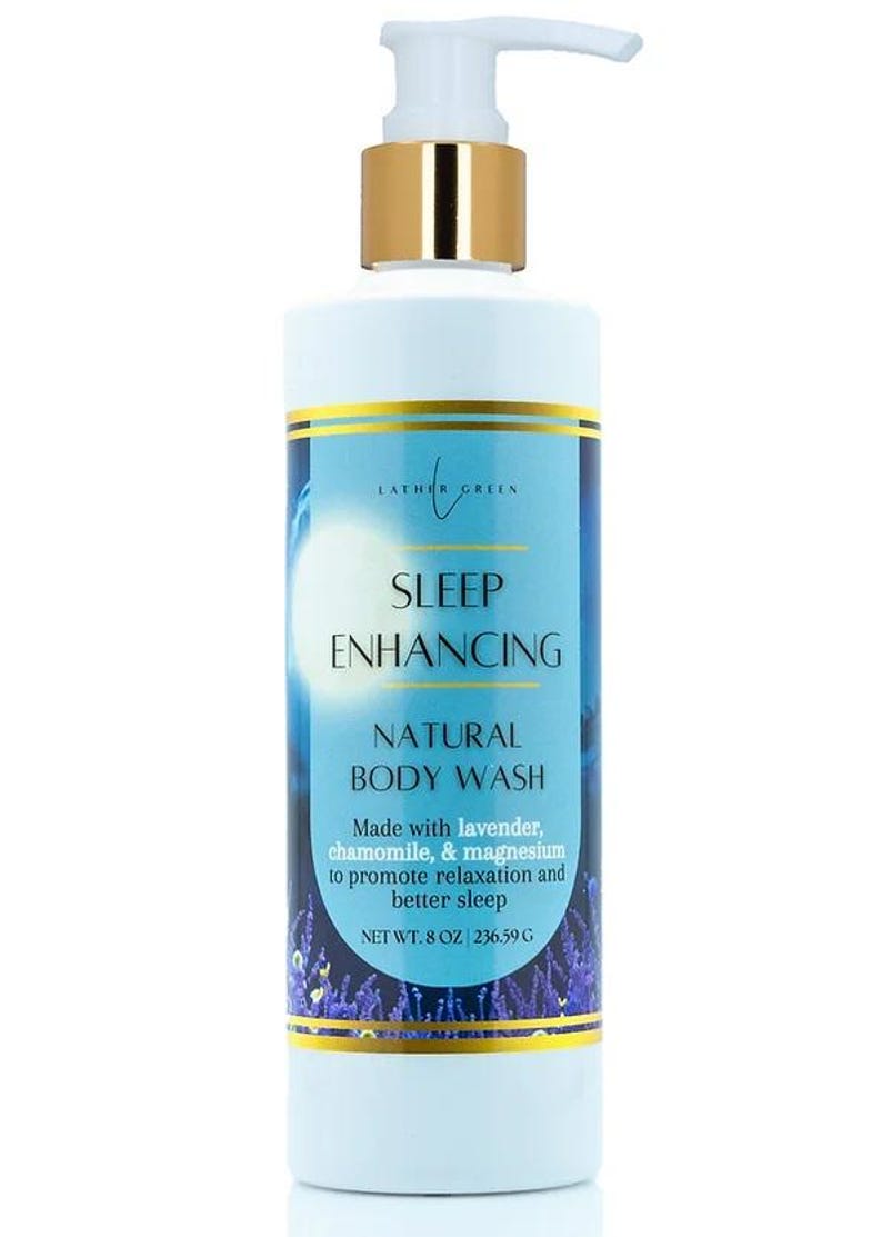 Sleep Enhancing Natural Body Wash Calming Nighttime Skin Care Relaxing ...