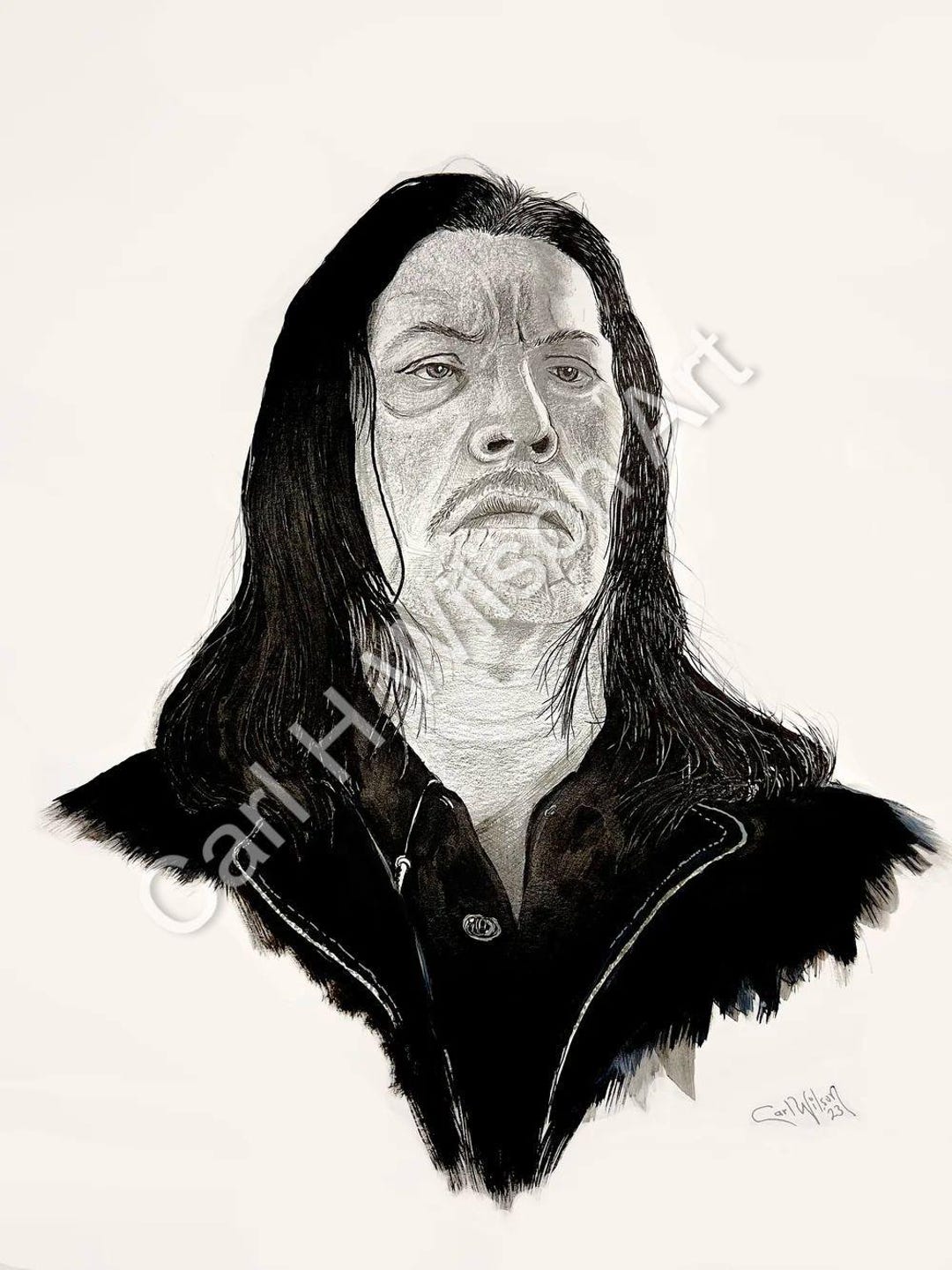 Danny Trejo Machete Art Print | 11x14 Cult Movie Poster | Pen Ink ...