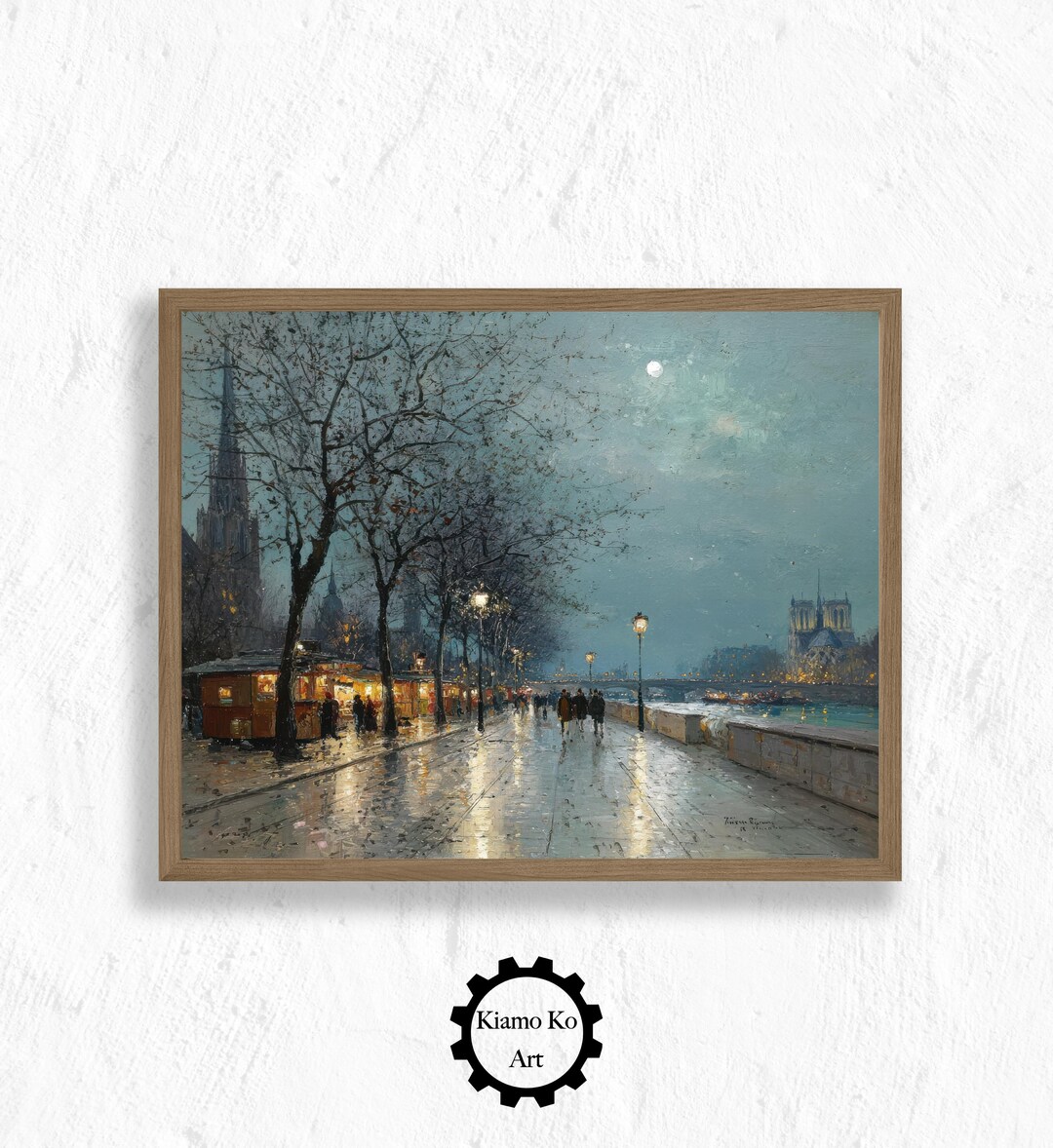 Timeless City Street Scene Art Print, Architectural Wall Decor, Vintage ...