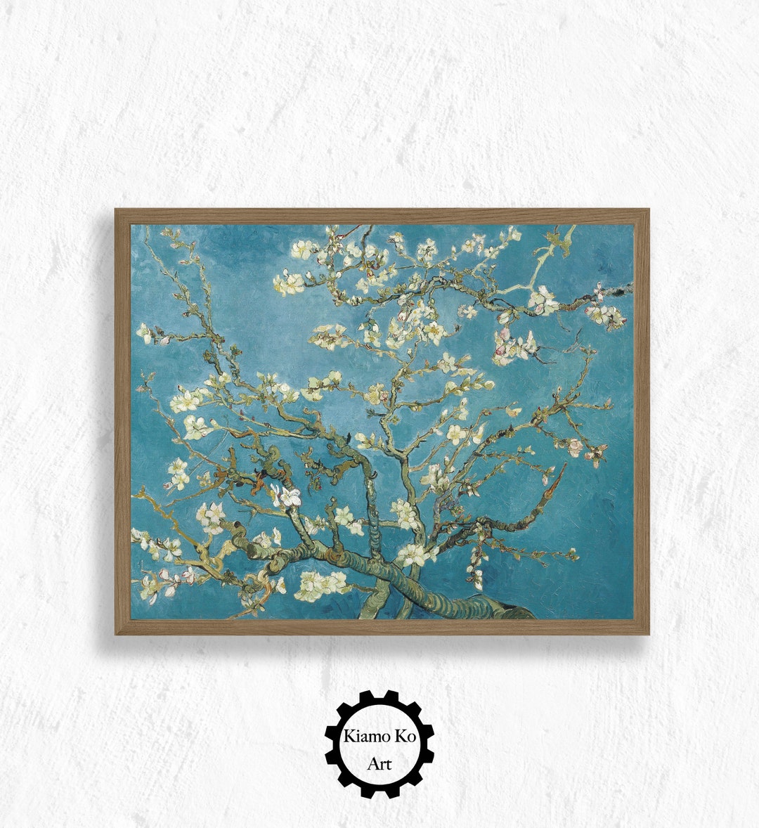 Almond Blossoms Painting Printable Art Work, Vintage Art Work, Digital ...