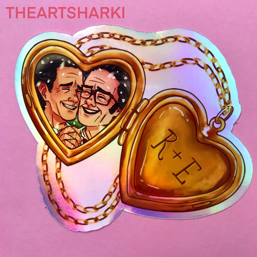 Reddie Locket Holographic 4 Sticker - Etsy