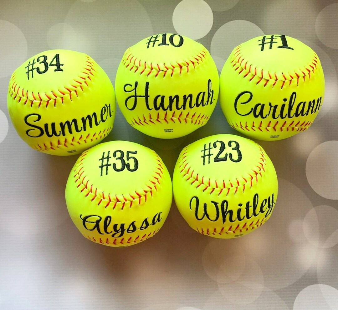Personalized Softball, Softball Team Gift, Softball Coach Gift ...