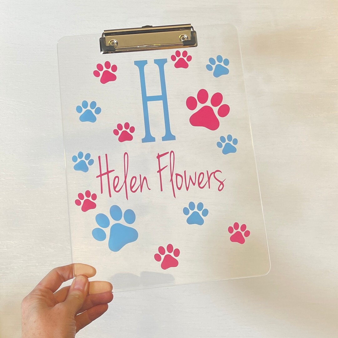 Vet Gift, Veterinarian Personalized Clipboard, Vet Tech Gift Idea ...