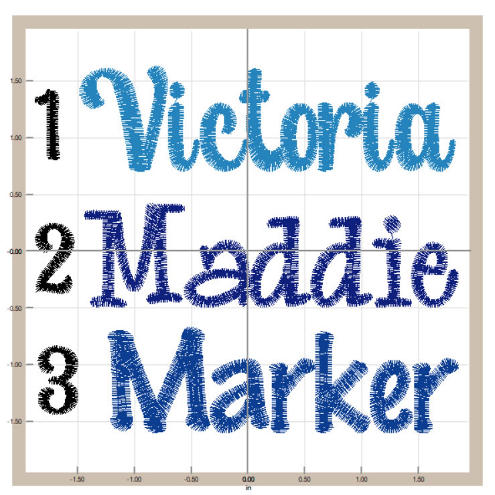 Personalized Backpack Tag, Embroidered Bag Tag, Kids Back Pack Tag ...