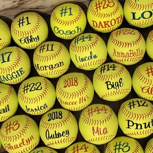 Personalized Softball, Softball Team Gift, Softball Coach Gift ...