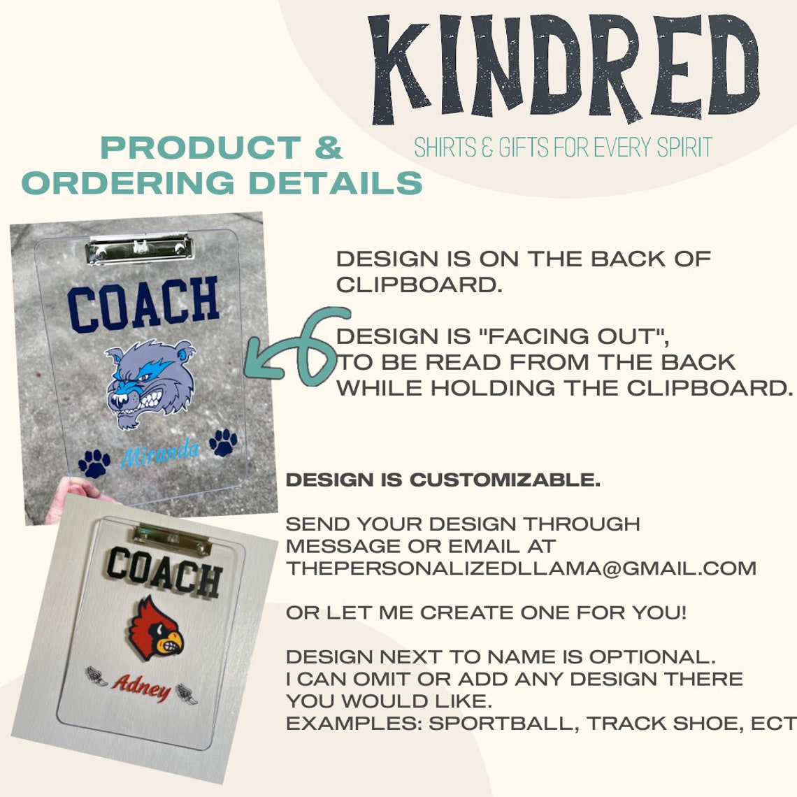Coach Gift, Clipboard With Logo, Volleyball Coach Gift, Cross Country ...