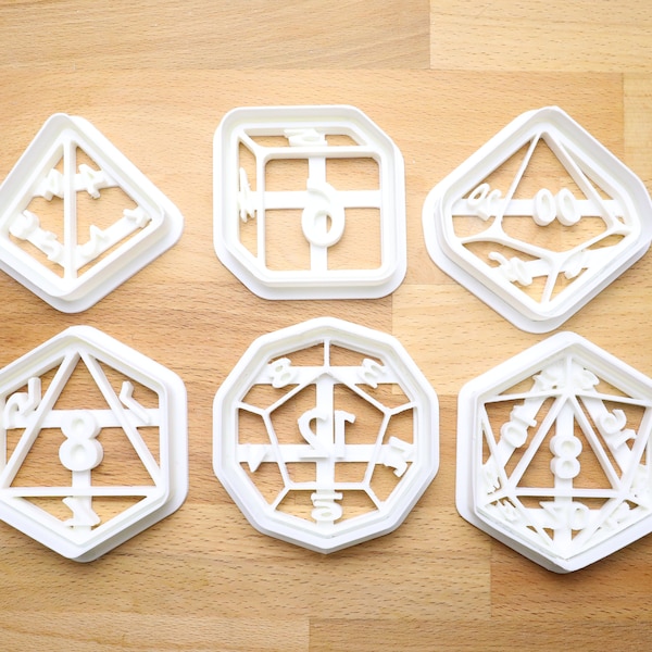 Dnd Dice Set Cookies - Etsy