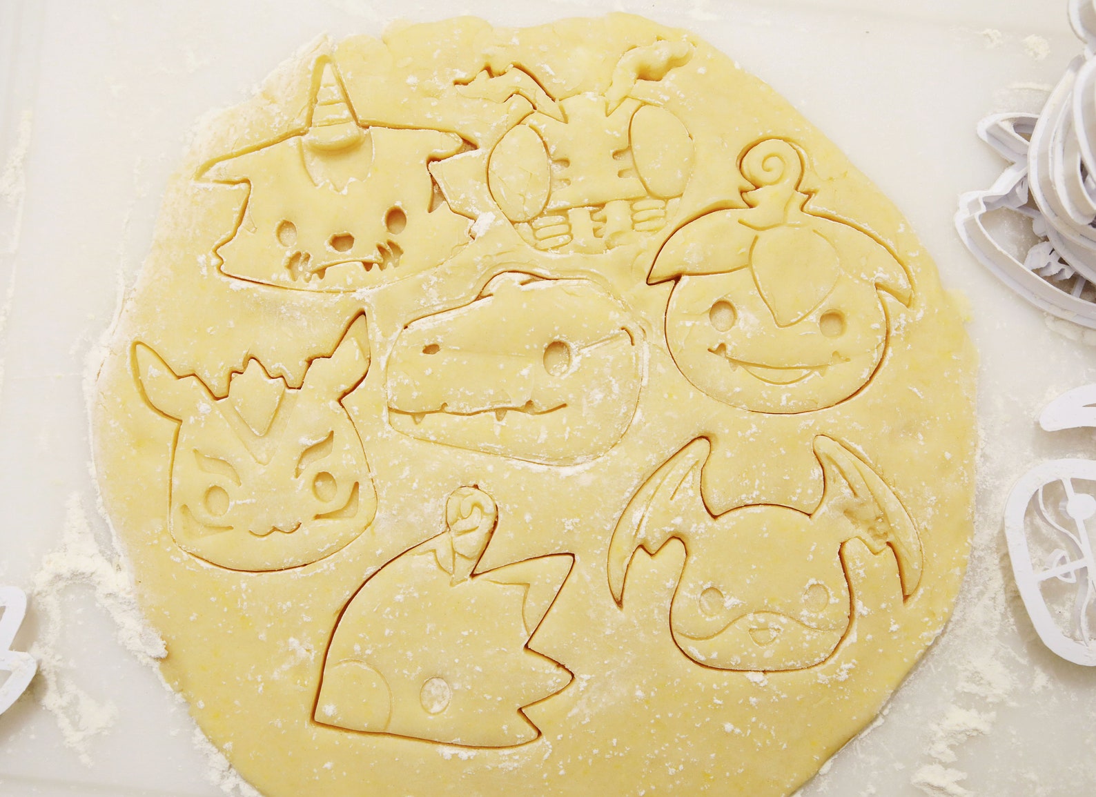 Digimon Cookie Cutter Agumon Biyomon Gabumon Gatomon Gomamon Palmon ...