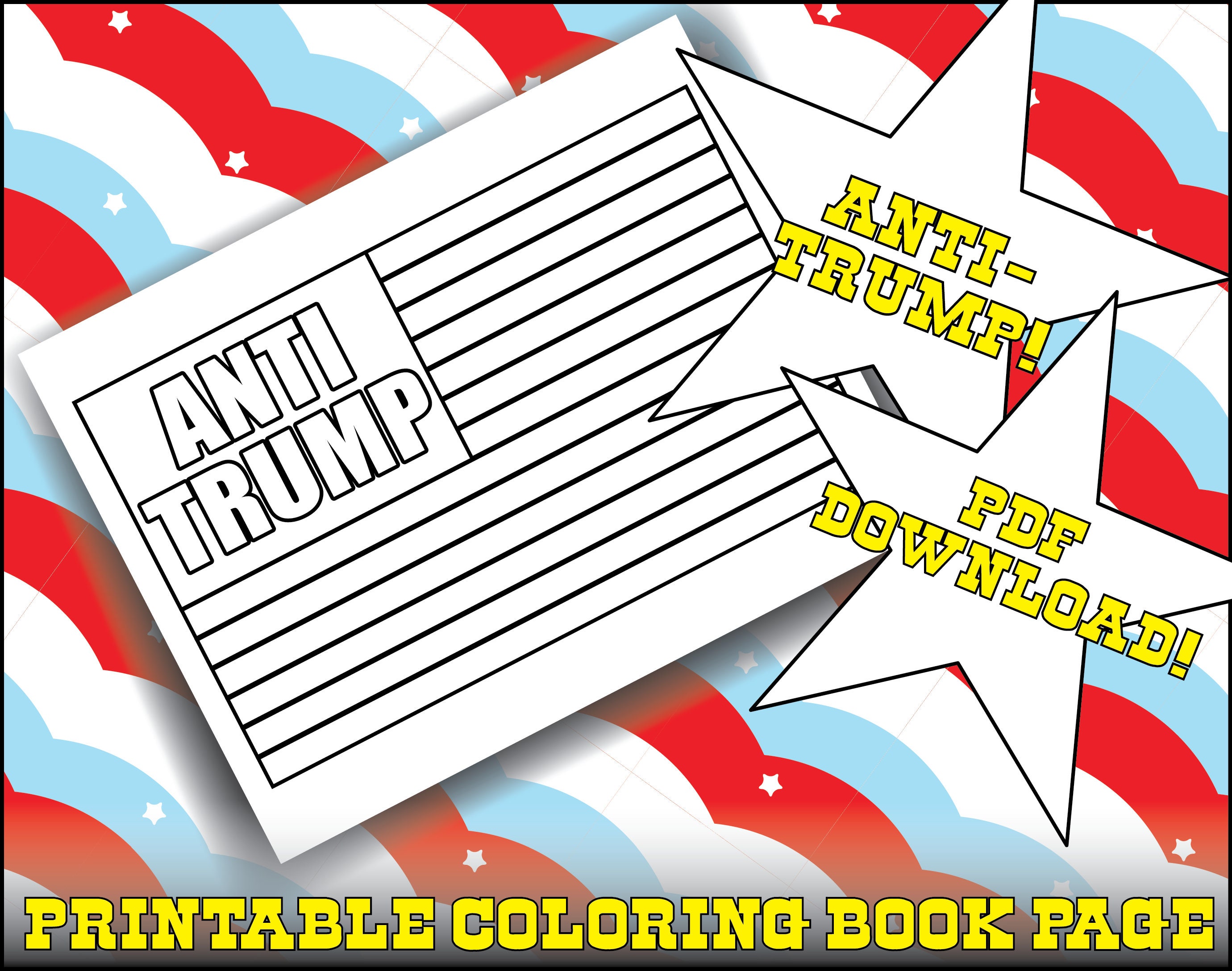 Free Anti Coloring Book Pages