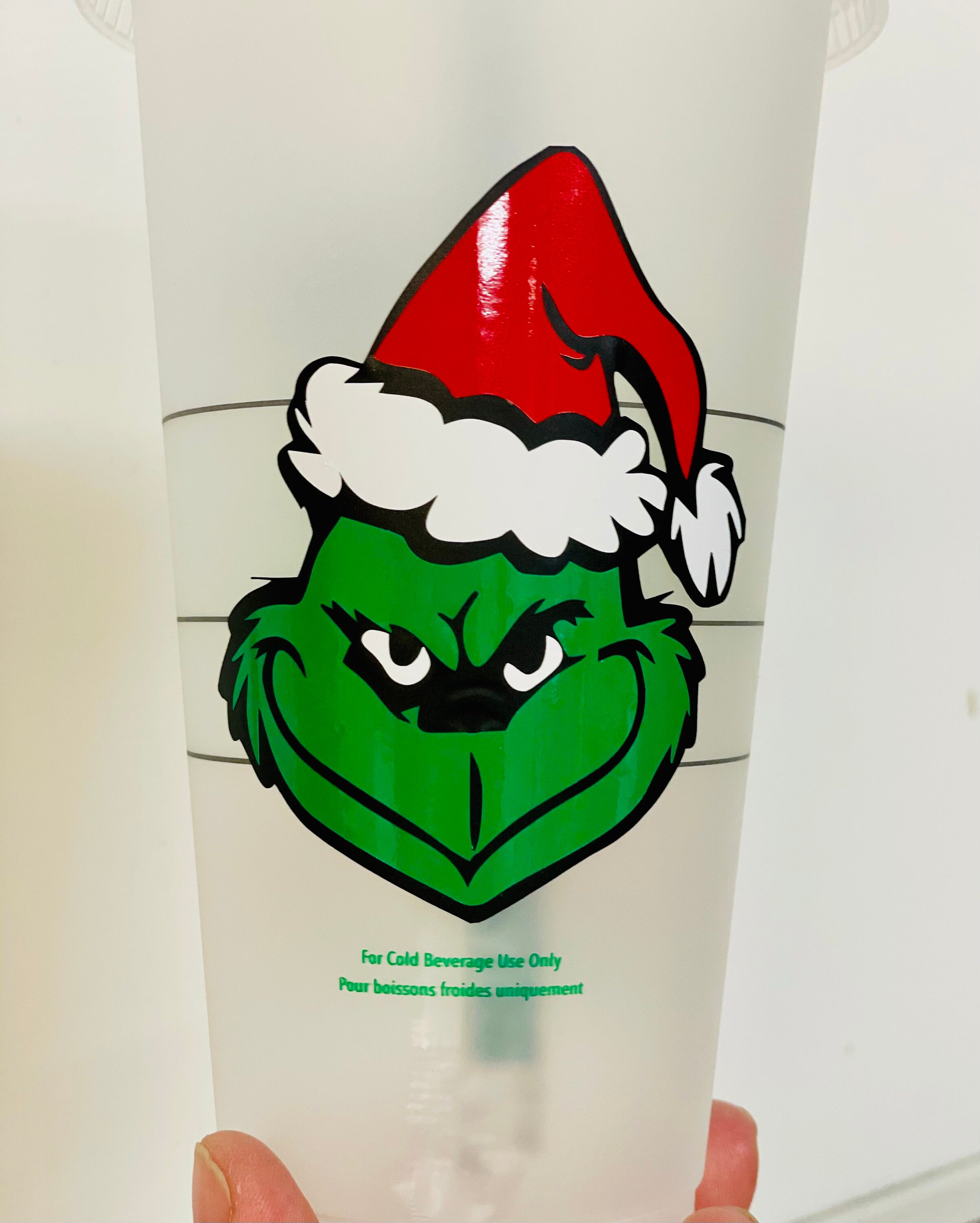 Personalized Grinch Inspired Starbucks Cold Cup Drink up | Etsy