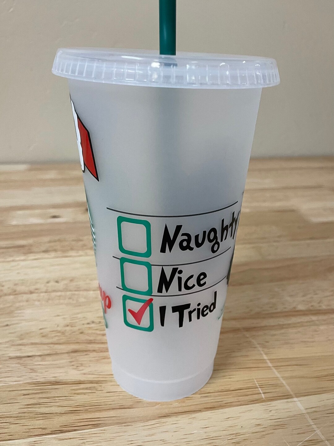 Personalized Grinch Inspired Starbucks Cold Cup-drink up Grinches ...