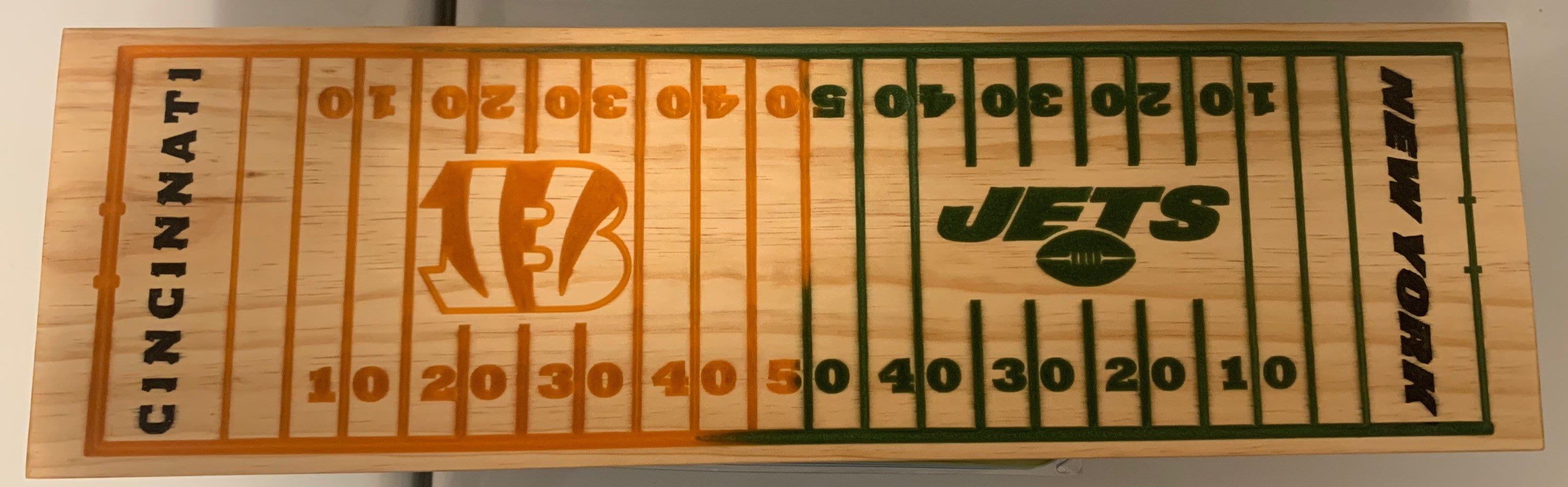 Custom Favorite Football Team Field Charcuterie Board - Etsy