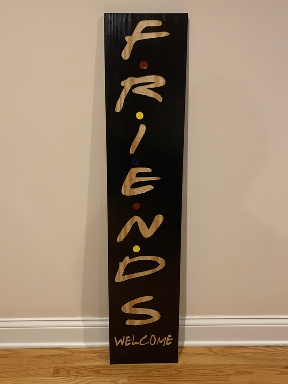 Friends TV Show Welcome Wooden Sign | Etsy