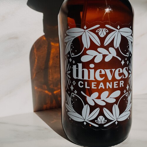 Thieves Cleaner Label - Etsy