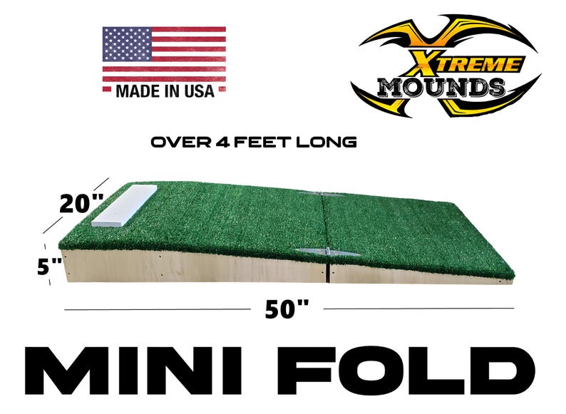 Xtreme Mounds 5 Inch Mini Fold Portable Youth Pitching Mound for Ages 3 ...