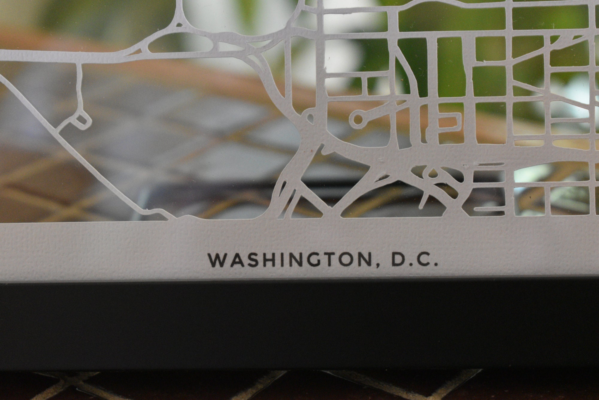Washington, D.C. - Unframed Papercut Map - Etsy