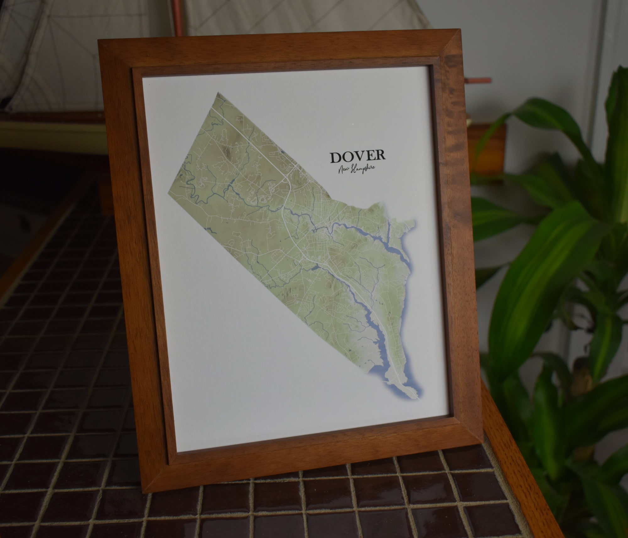 Dover, New Hampshire, City Map (unframed Giclee Fine Art Print) - Etsy