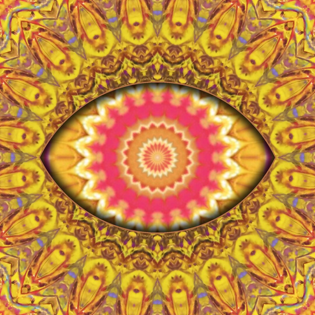 Fractal 3rd Eye Mandala - Etsy
