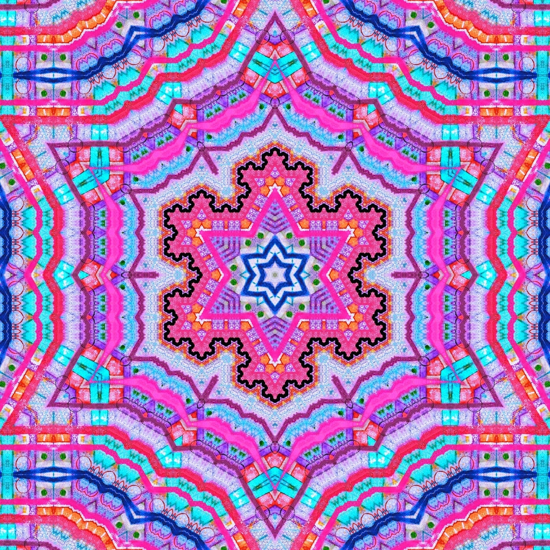 Fractal Variations Mandala Art Download Etsy