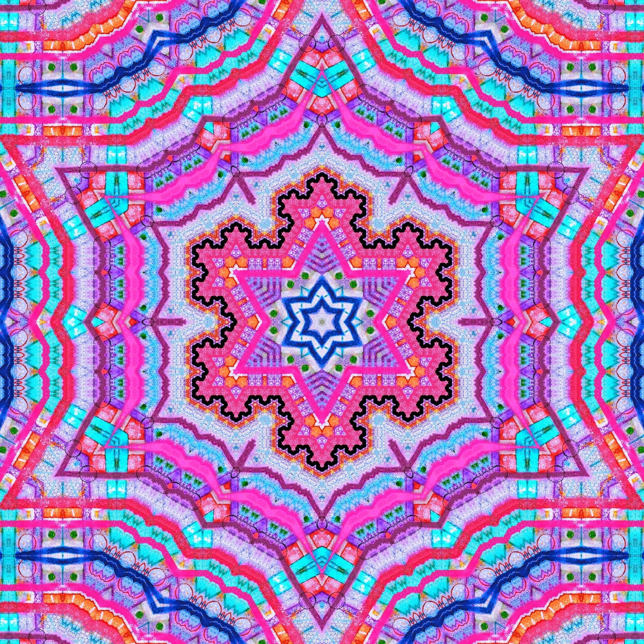 Fractal Variations Mandala Art Download - Etsy