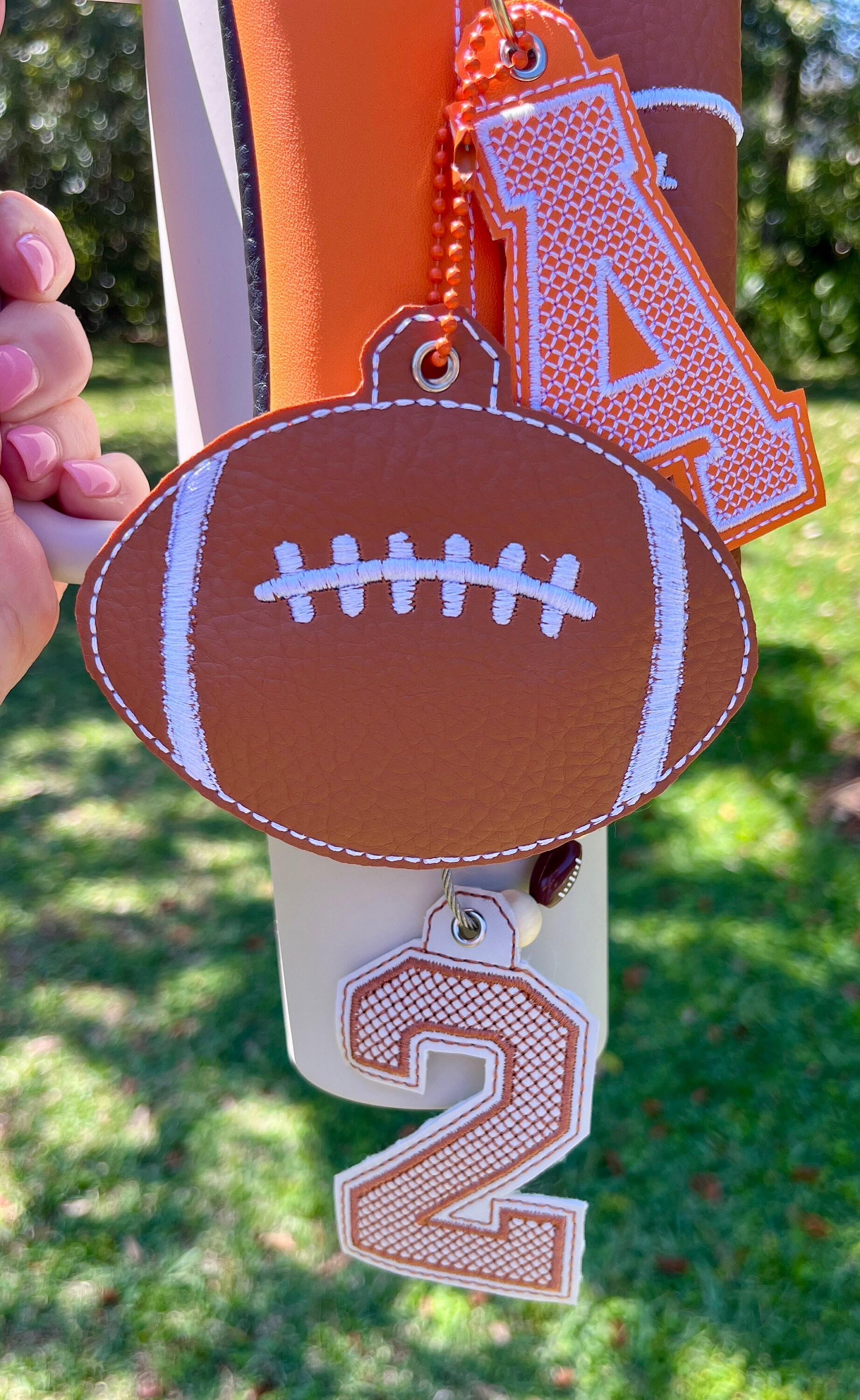 FULLY CUSTOMIZABLE Football Theme Sports Tumbler Zipper Pouch for ...