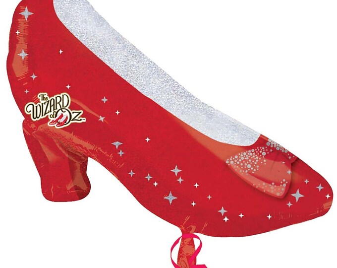 WIZARD of OZ Dorothy Ruby Red SLIPPER Shoes Glittery Shimmery - Etsy