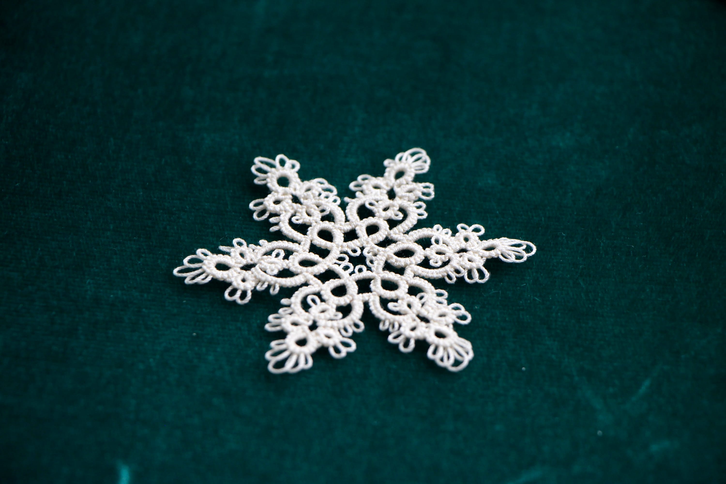 Tatting Snowflake Pattern, Shuttle Tatting Tutorial, Tatting PDF ...