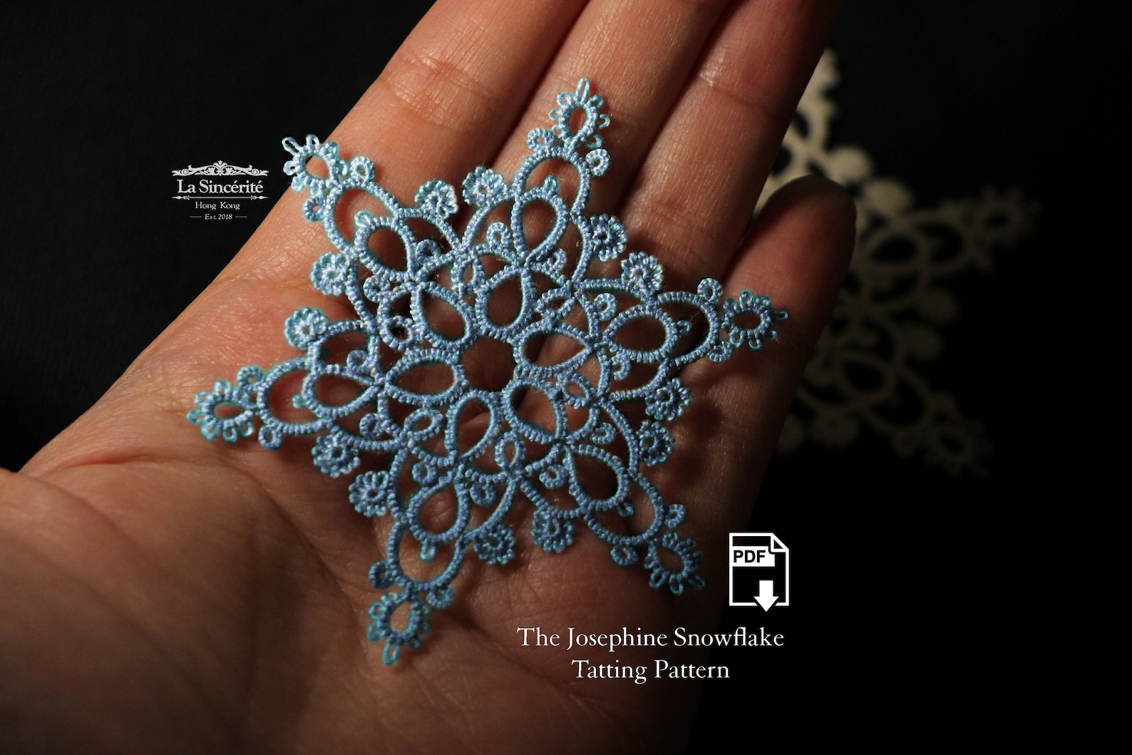 Original Tatting Snowflake Pattern Shuttle Tatting Tutorial - Etsy