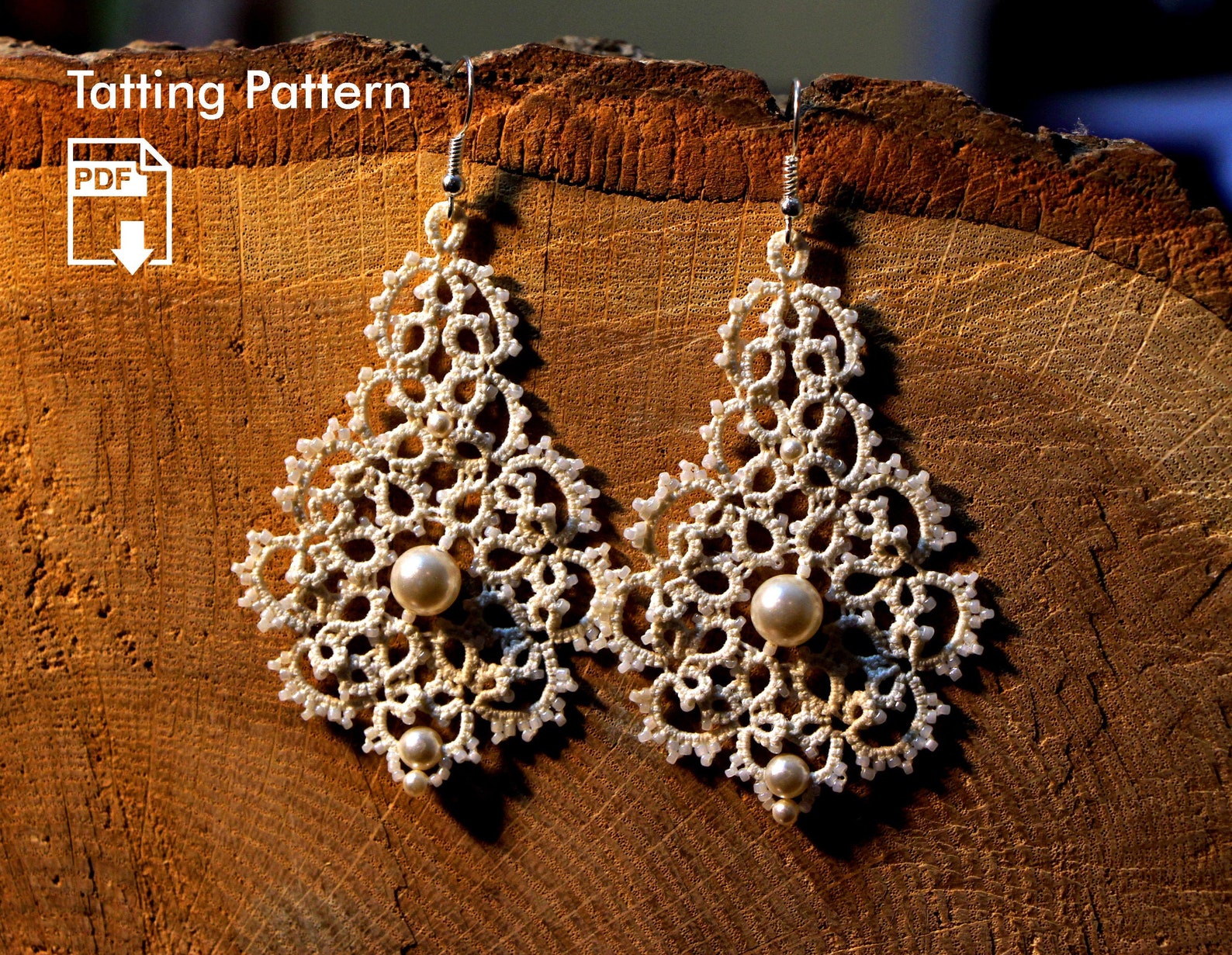Original Tatting Pattern, Shuttle Tatting Pattern, Tatting PDF Pattern ...