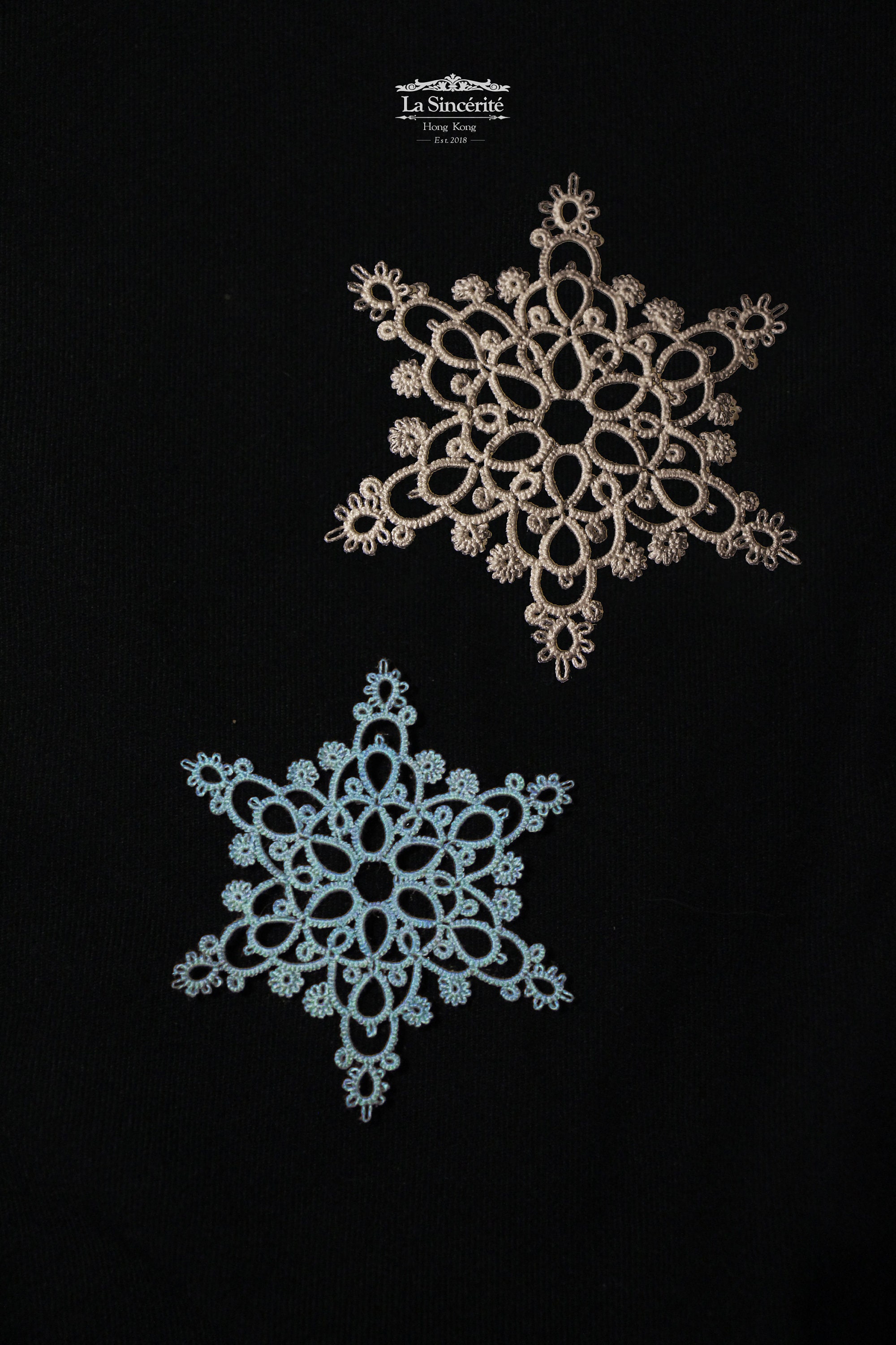 Original Tatting Snowflake Pattern, Shuttle Tatting Tutorial, Tatting ...